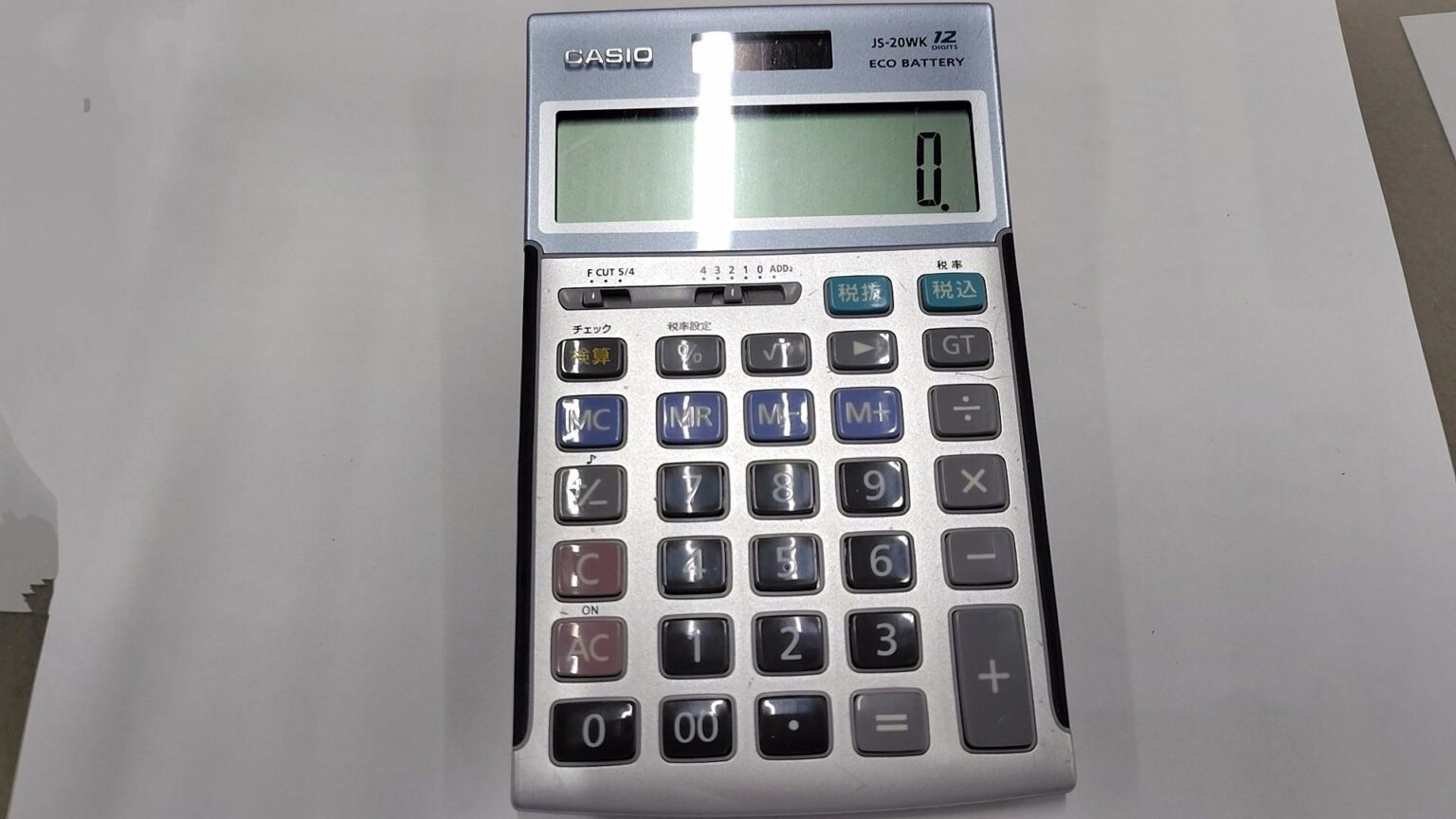 【修理】愛用の電卓「CASIO JS-20WK」のボタン反応が悪くなった！買い替える前に試したいアルミホイル復活術_073 | c1020203
